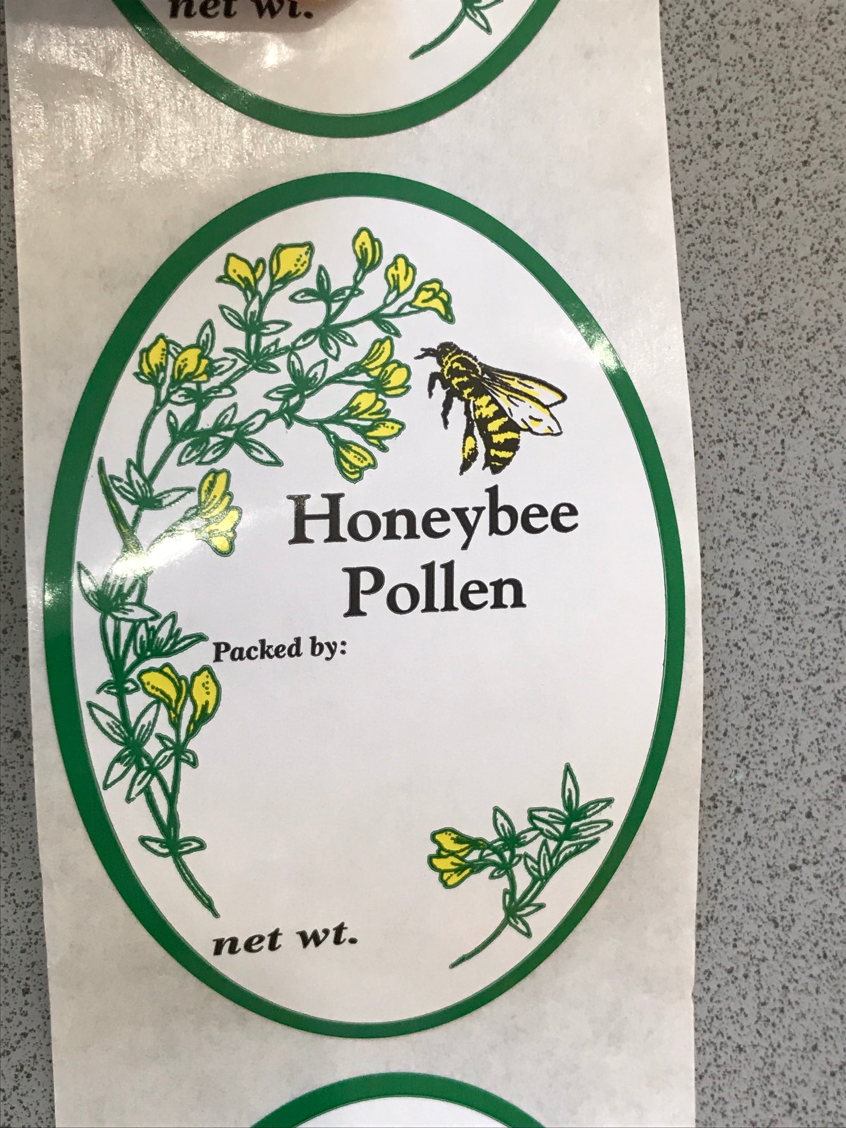 Pollen Labels – BeeMan Direct